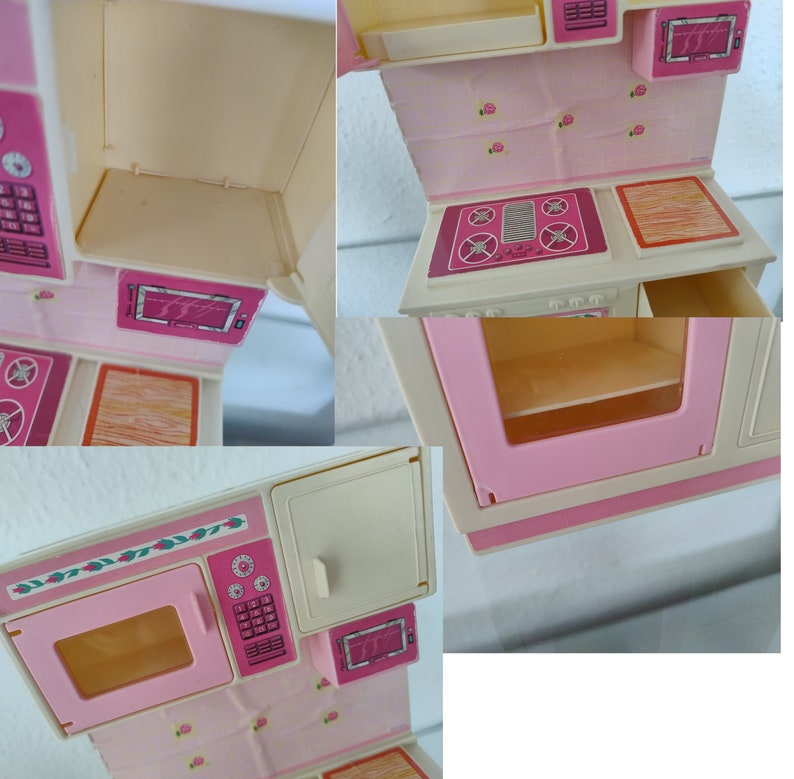 Barbie Sweet Roses Cooking Center Kitchen Barbie Kitchen Dream Kitchen ...
