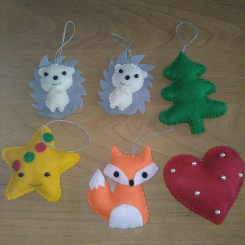 Felt Forest Animals - Etsy