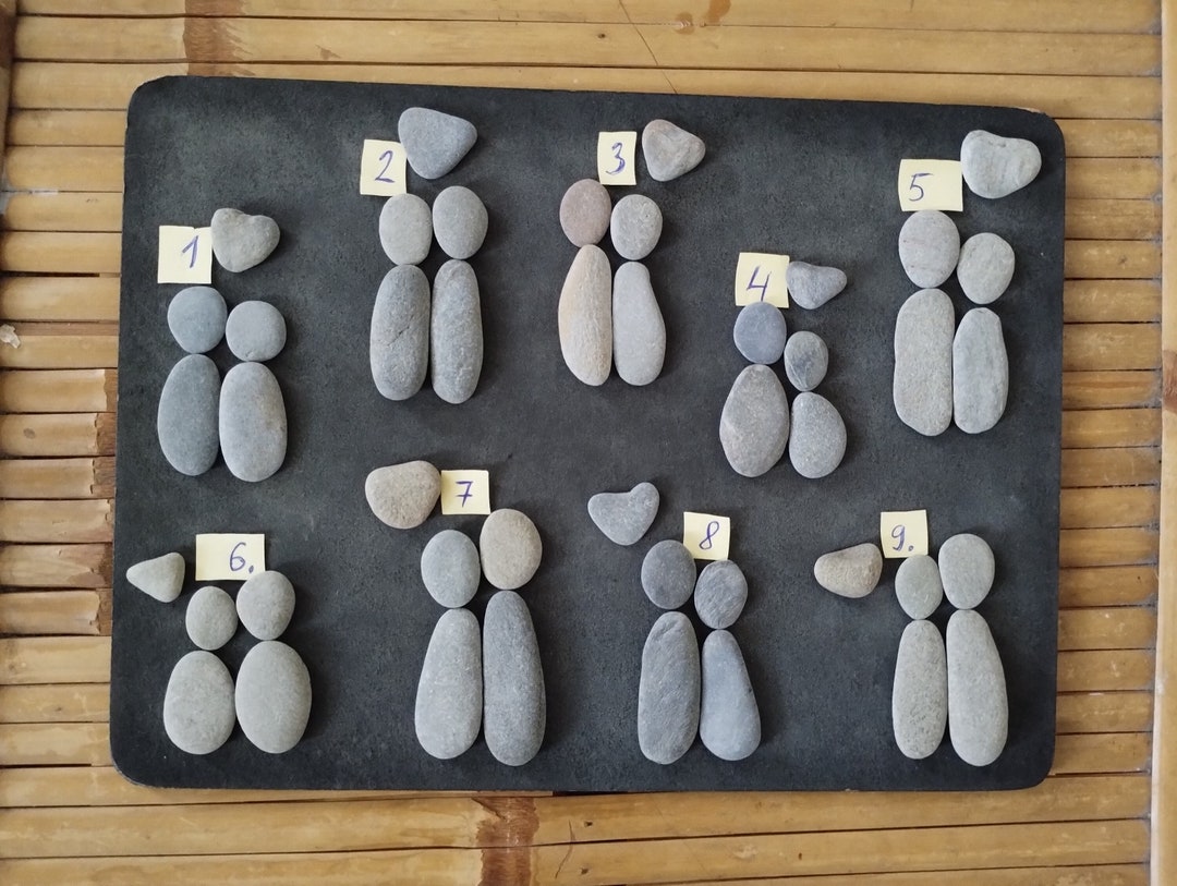 Pebbles Stones Pebbles Stone Figures Family Parents People Couple ...