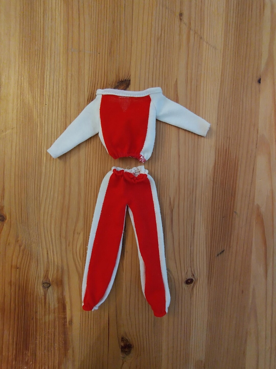 Barbie b Active Fashion Red/white Top With Pants Outfit 7913 Mattel 80s ...
