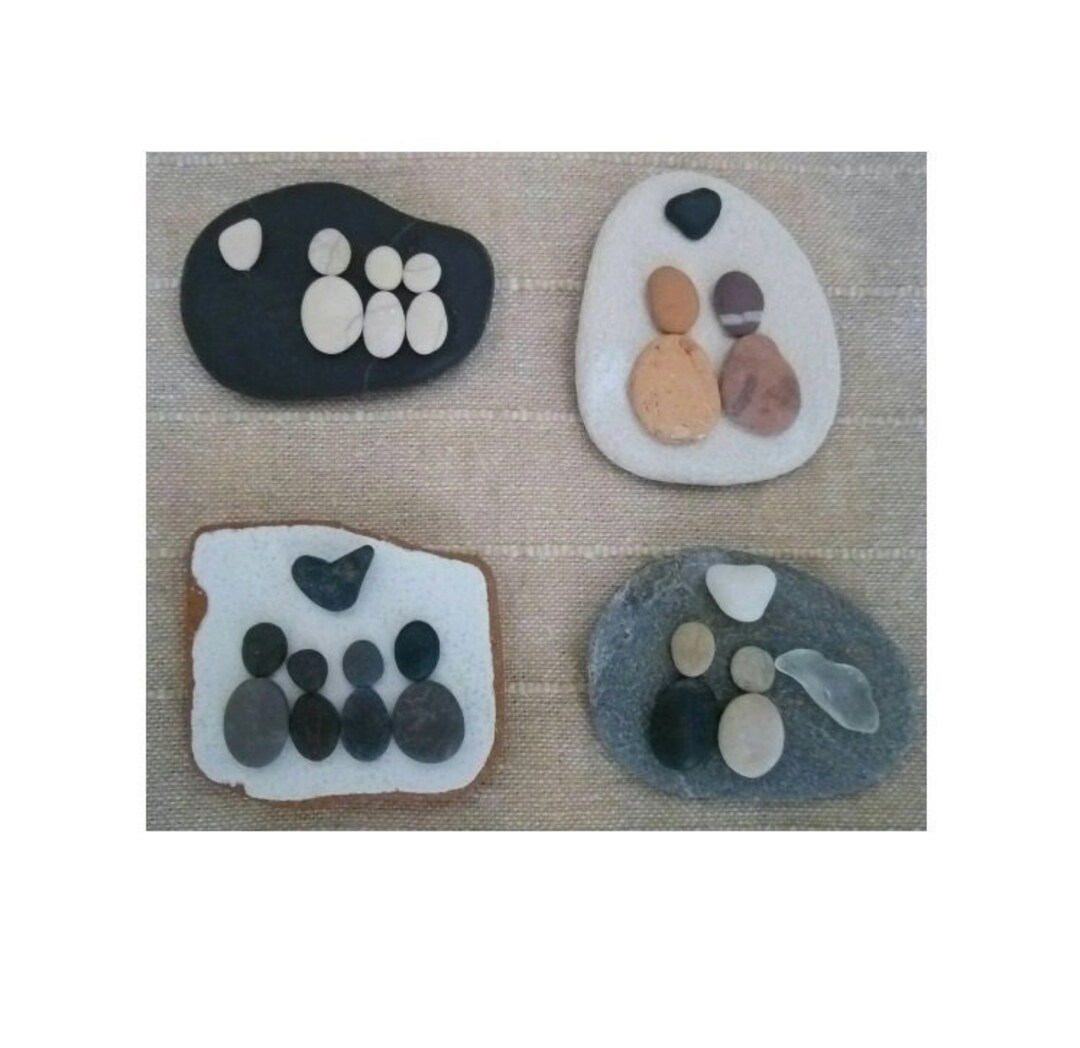 Pebbles Stones Pebbles Stone Picture Magnetic Picture People Couple ...