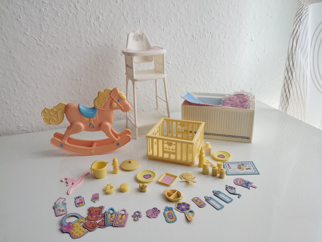 Heart Family Barbie Baby Room Nursery Accessories Heart Family Mattel ...
