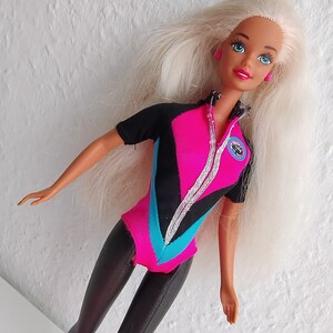 Ocean Friends Sea World Barbie Platinum Blond Diver Beach Bikini Beach ...