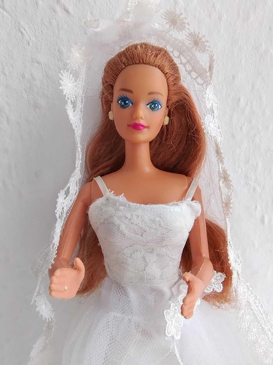 Wedding Day Midge Beautiful Bride Barbie Wedding Day Bride Red Hair ...