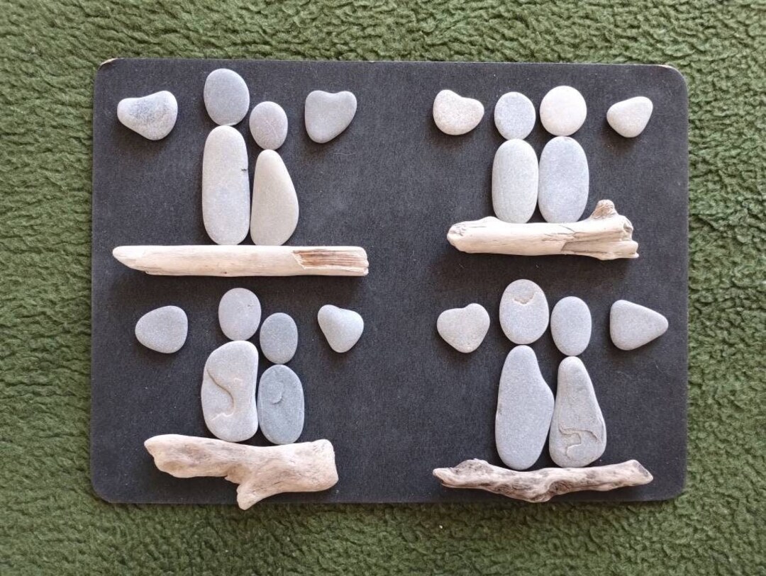 Pebbles Stones Stone Image Stone Figures People Couple Lovers Bridal ...