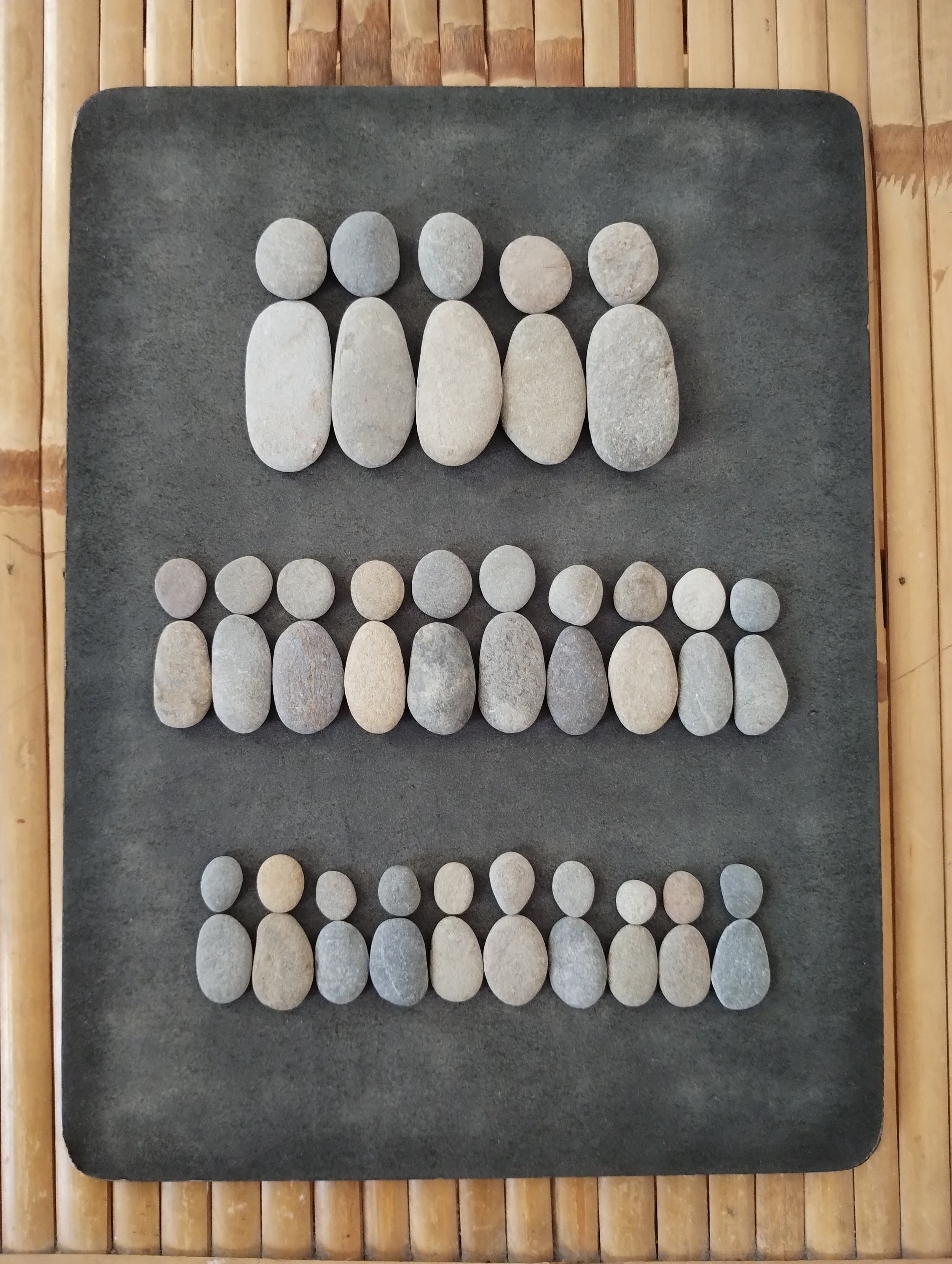 Pebbles Pebbles Stones Pebbles From the Mediterranean Figures People ...