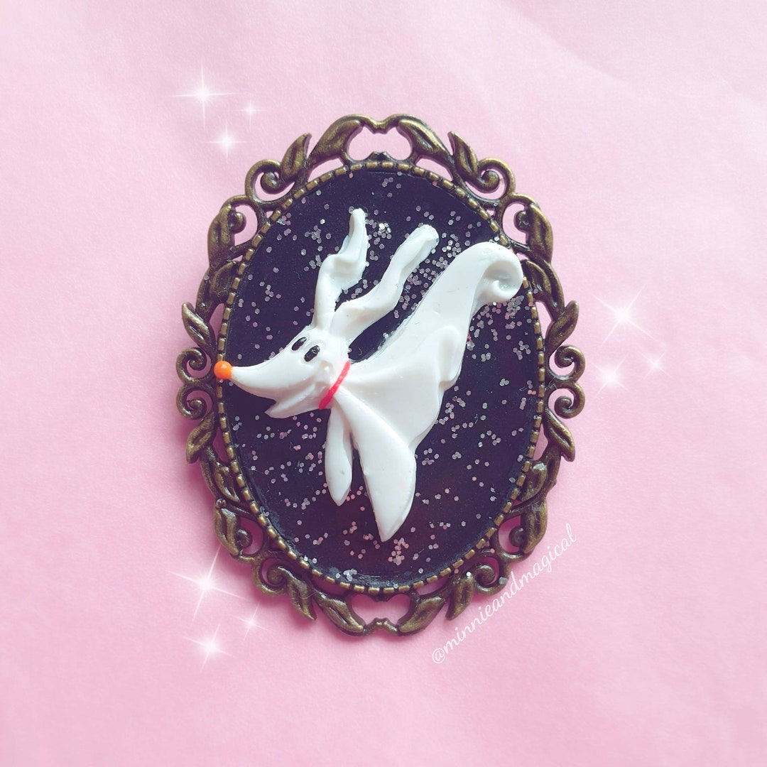 Zero Nightmare Before Christmas Halloween Pin Brooch Handmade Disney ...