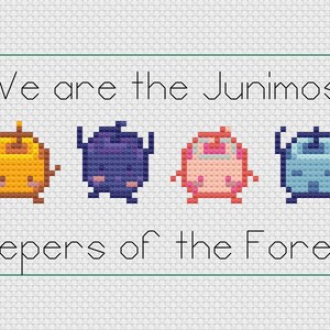 Stardew Valley Junimos - Cross Stitch Pattern - Instant Download PDF ...