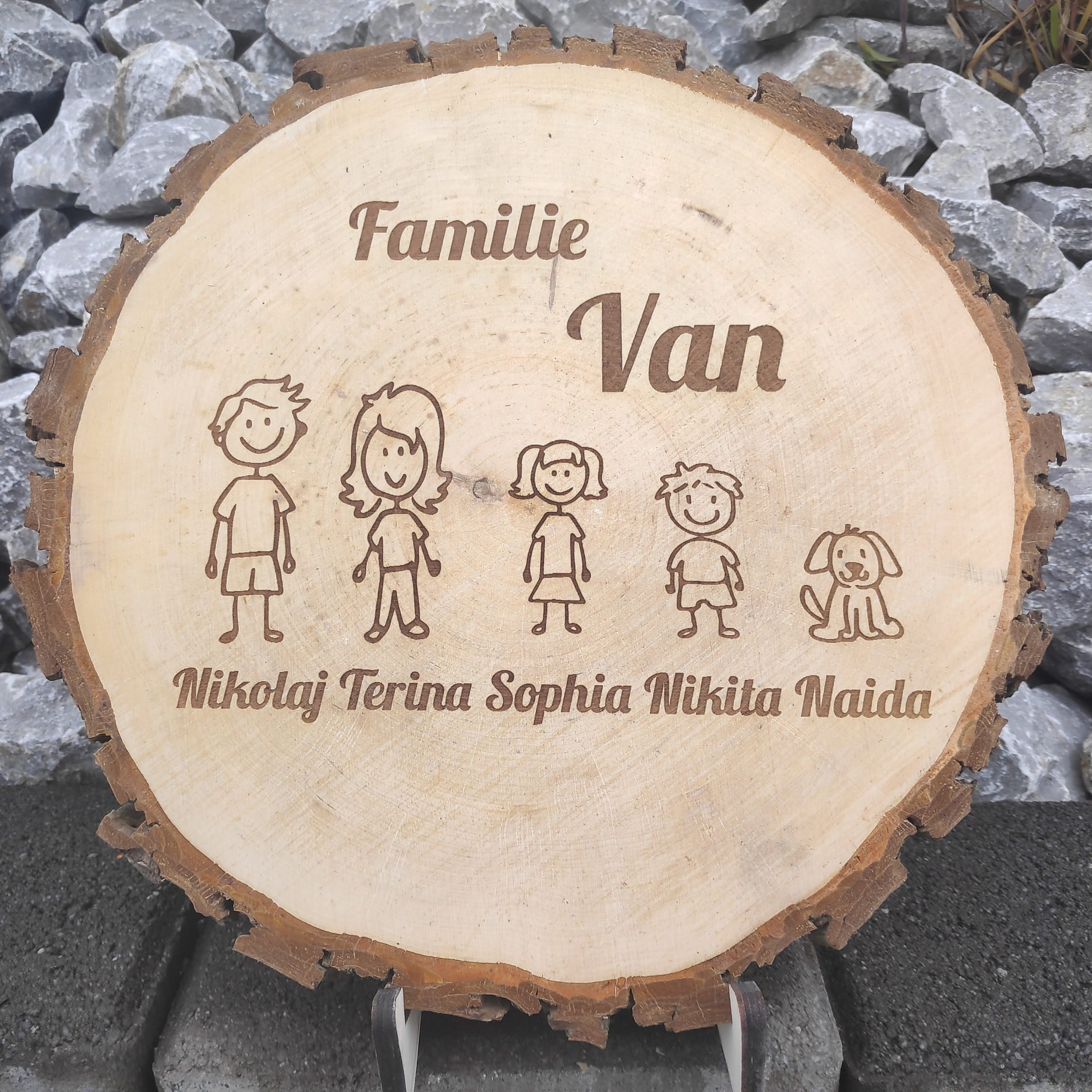 Door Sign Family Tree Individual Name Gift - Etsy
