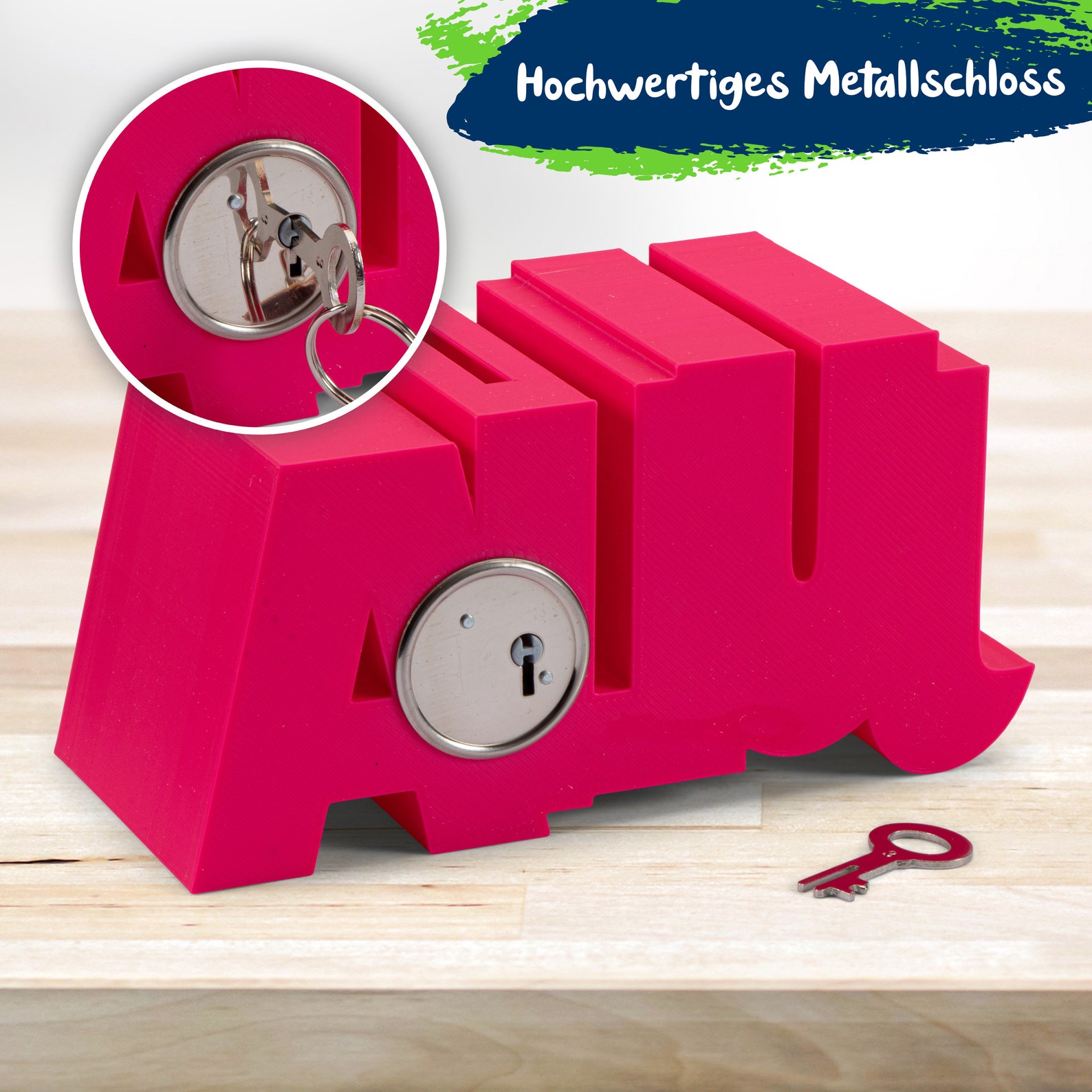 Personalized Money Box Custom Name Money Box Monogram Piggy Bank ...