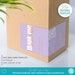 Pastel Printable Box Seal Sticker Template 3 Sizes Editable | Etsy