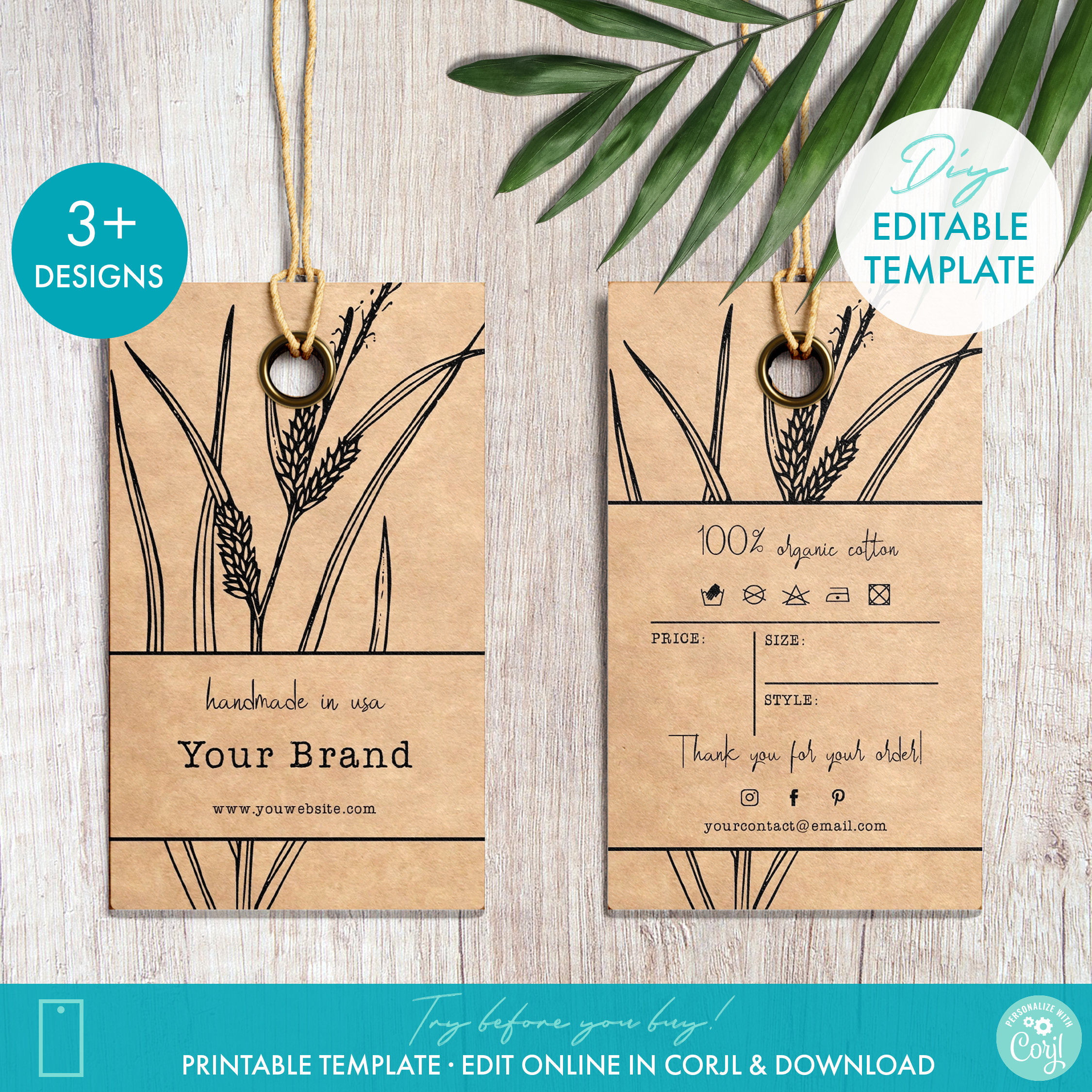 Price Tag Template Printable