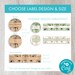 Printable Wrap Around & Circle Candle Label Template 3 - Etsy