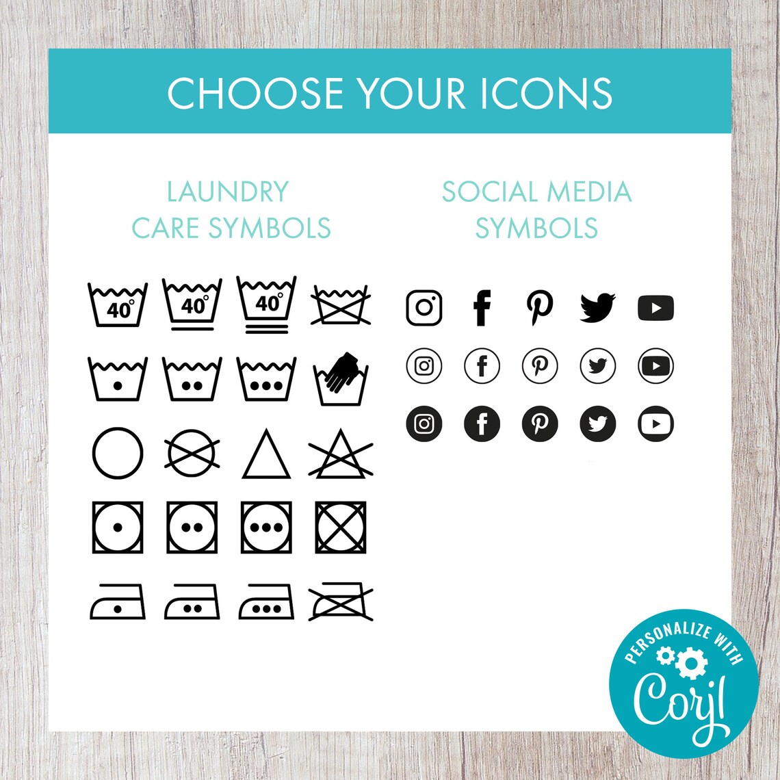 Printable Clothing Labels Branding Bundle Templates Editable - Etsy