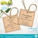 Square Printable Clothing Hang Tag Template Vintage Style (4 Sizes ...