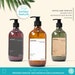 Editable Minimalist Body Lotion Label Template Printable Shampoo Label ...