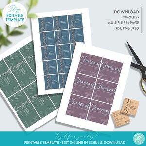 DIY Elegant Deodorant Tube Label Template (4 Sizes) - Printable ...