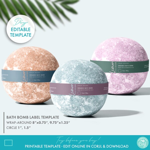 Bath Bomb Labels - Etsy