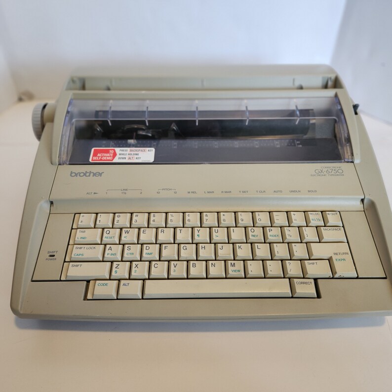Brother GX-6750 Correcting Daisy Wheel Electronic Typewriter - Etsy