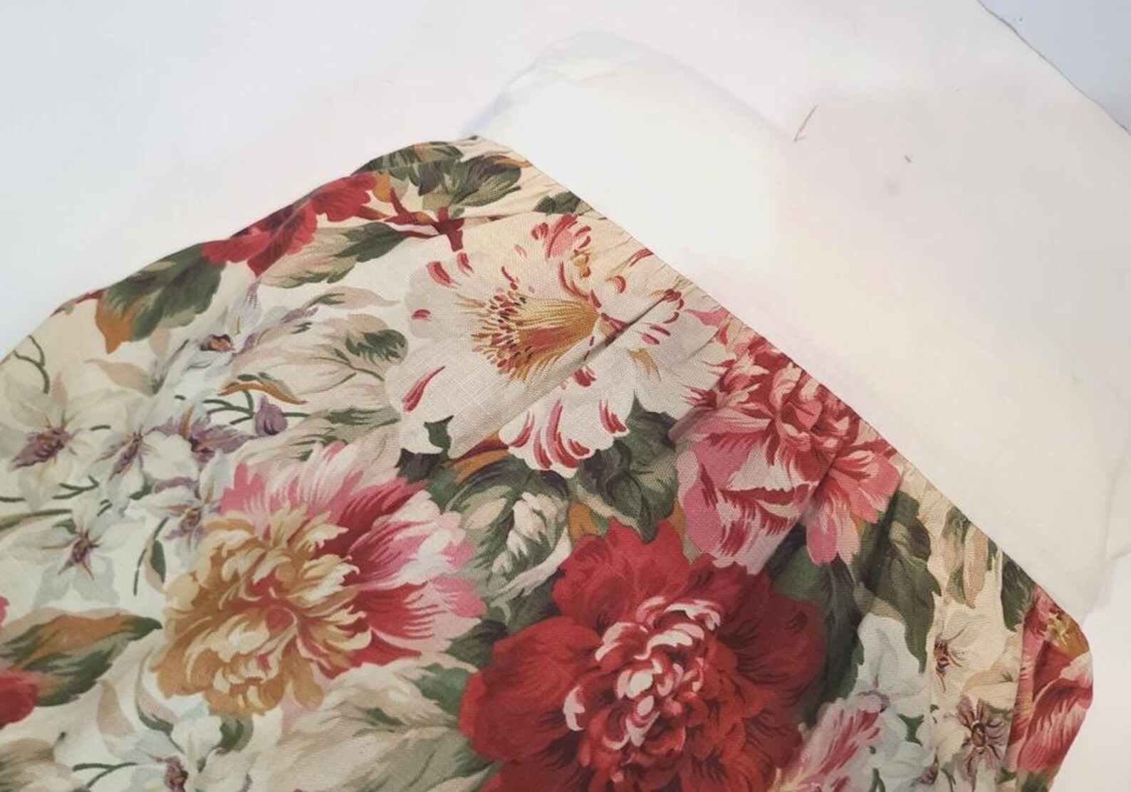 Vintage Lauren Ralph Lauren Floral Constance Post Road King Bed Skirt ...