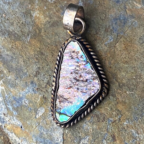 Native American Abalone Necklace - Etsy
