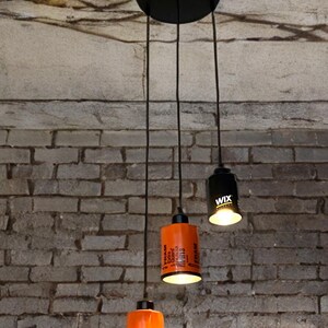 Oil Filter Hanging Light: Automotive Garage Decor - Etsy
