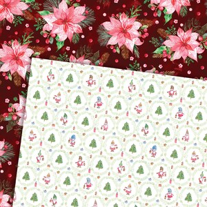 Watercolor Christmas Digital Paper Pack | Holiday Seamless Patterns ...