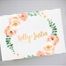 Peach Mint Floral Clipart Set | Watercolor Flowers Clip Art ...