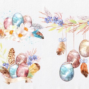 Watercolor Easter Clipart Set | SPRING Clipart | Watercolour Easter ...