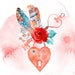 Watercolor Valentine's Day Clipart | Valentine Clip Art | Love Birds ...