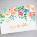 Peach Mint Floral Clipart Set | Watercolor Flowers Clip Art ...
