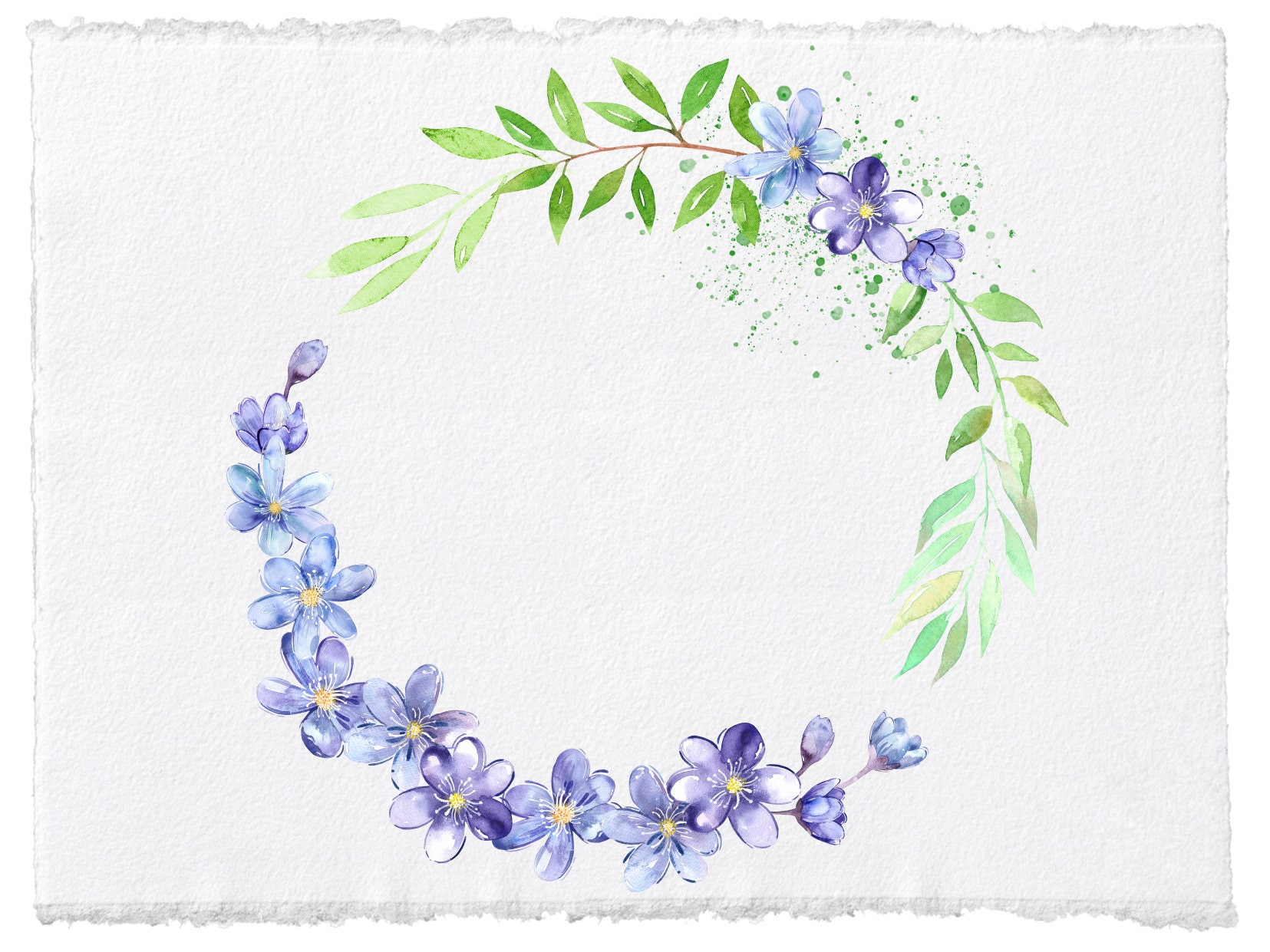 Watercolor SPRING Wreaths Clipart Spring Flowers Wreaths | Etsy