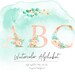 Decorated Letters | Watercolor Clipart | Alphabet PNG | Embellished ...