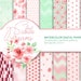Watercolor Floral Digital Paper Pack Flowers Seamless Patterns ...
