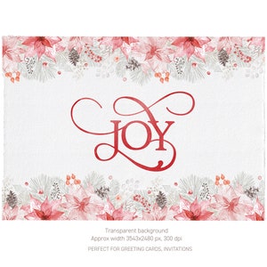 Watercolor Christmas Clipart Set | Wreaths | Frames | Cards | Holiday ...