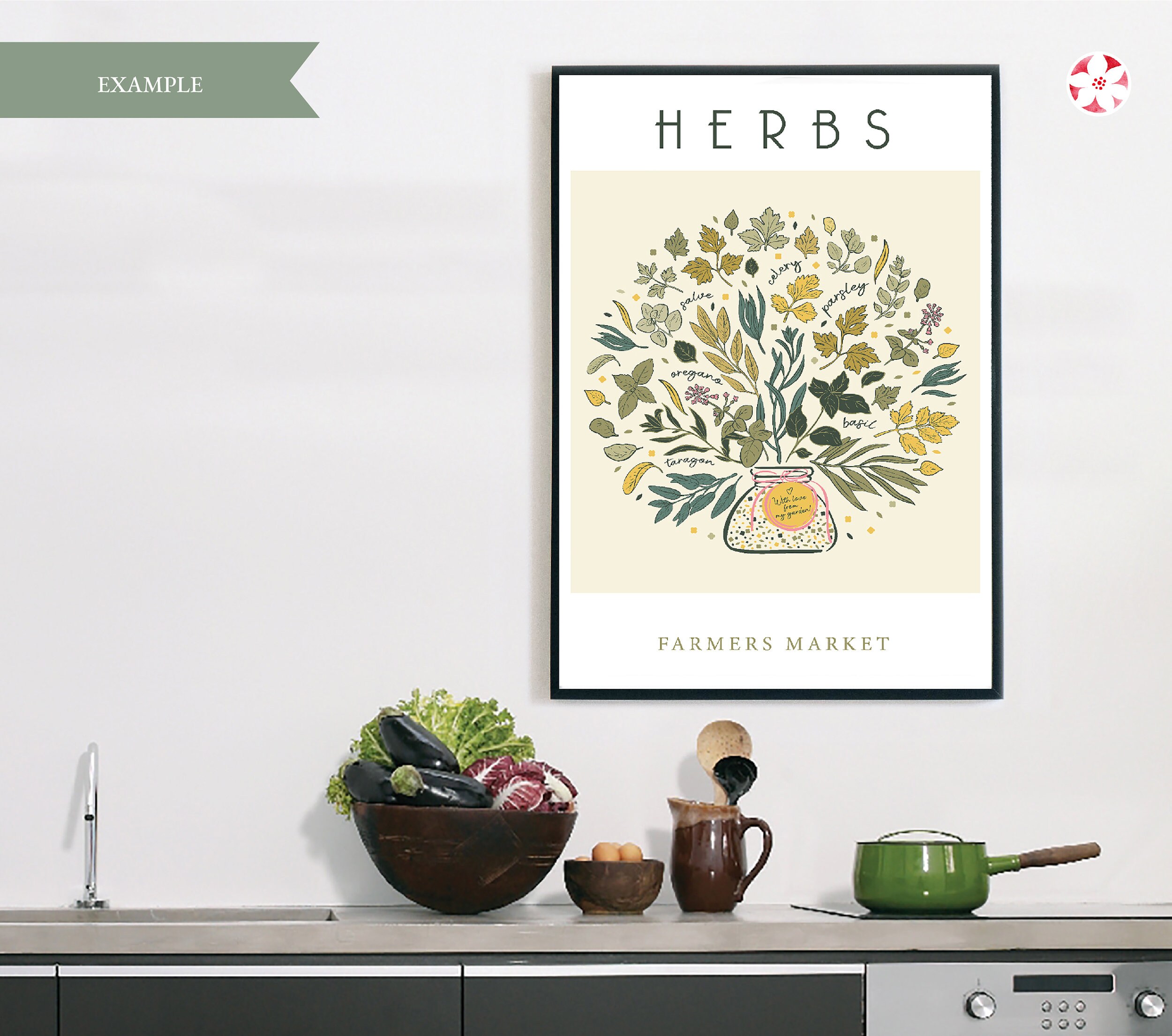 Herbs and Spices Clipart Set Botanical Illustration Plants - Etsy