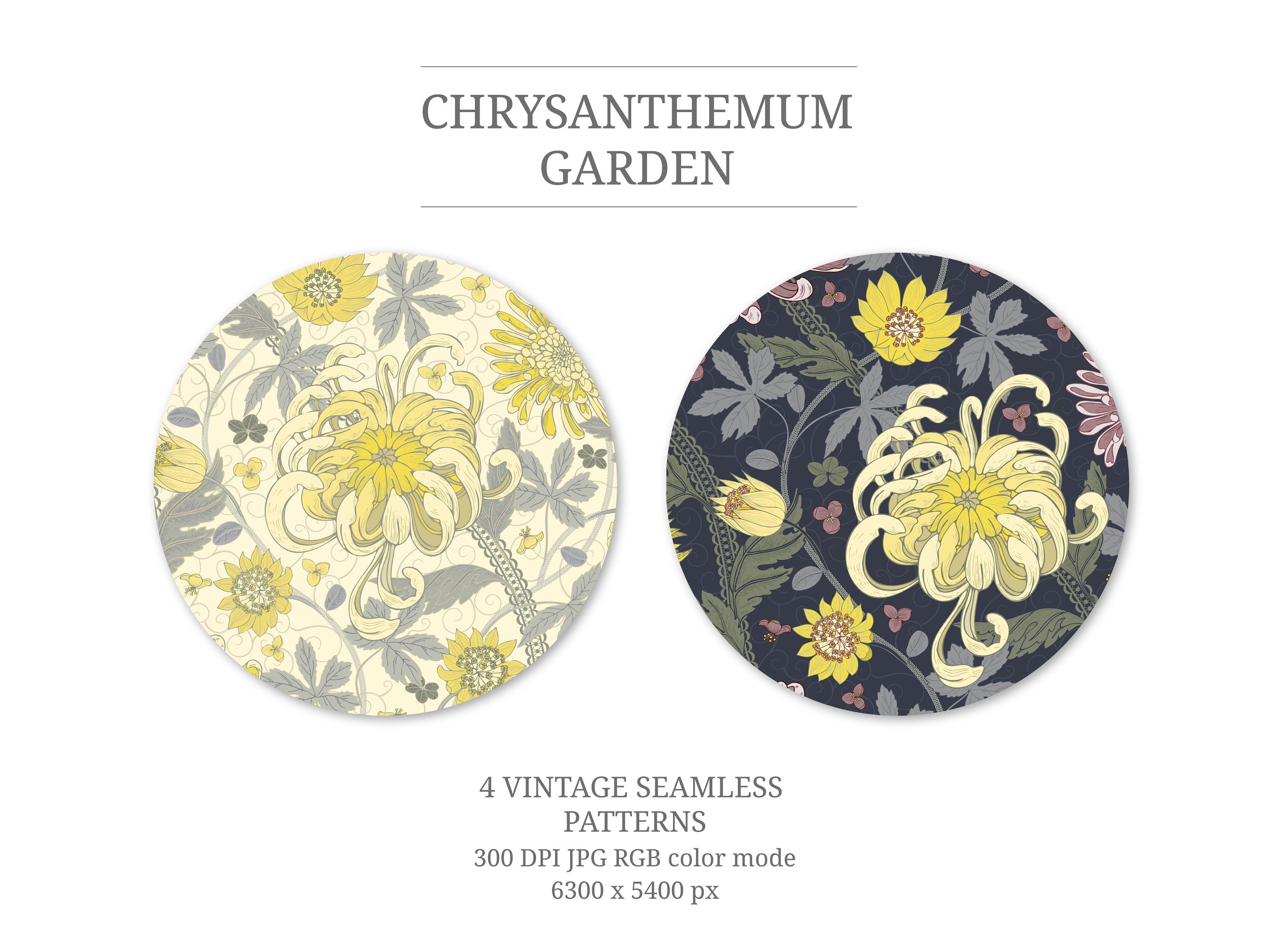 Floral Vintage Digital Papers Flowers Garden Scrapbooking - Etsy