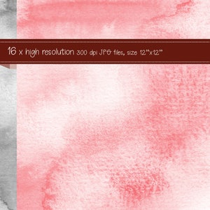 Watercolor Digital Paper in Bright Colors | Instant Download ...