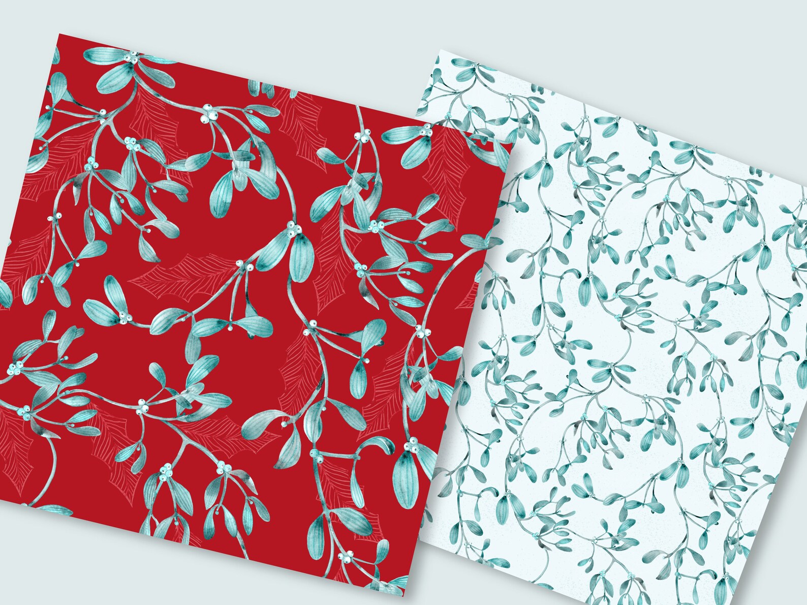 Christmas Digital Paper Pack CHRISTMAS WONDER Holiday | Etsy