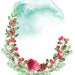 Watercolor Christmas Clipart Set Wreaths Bouquets Cards - Etsy