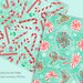 Watercolor Peppermint Candy Cane Digital Paper Pack Christmas Candy ...