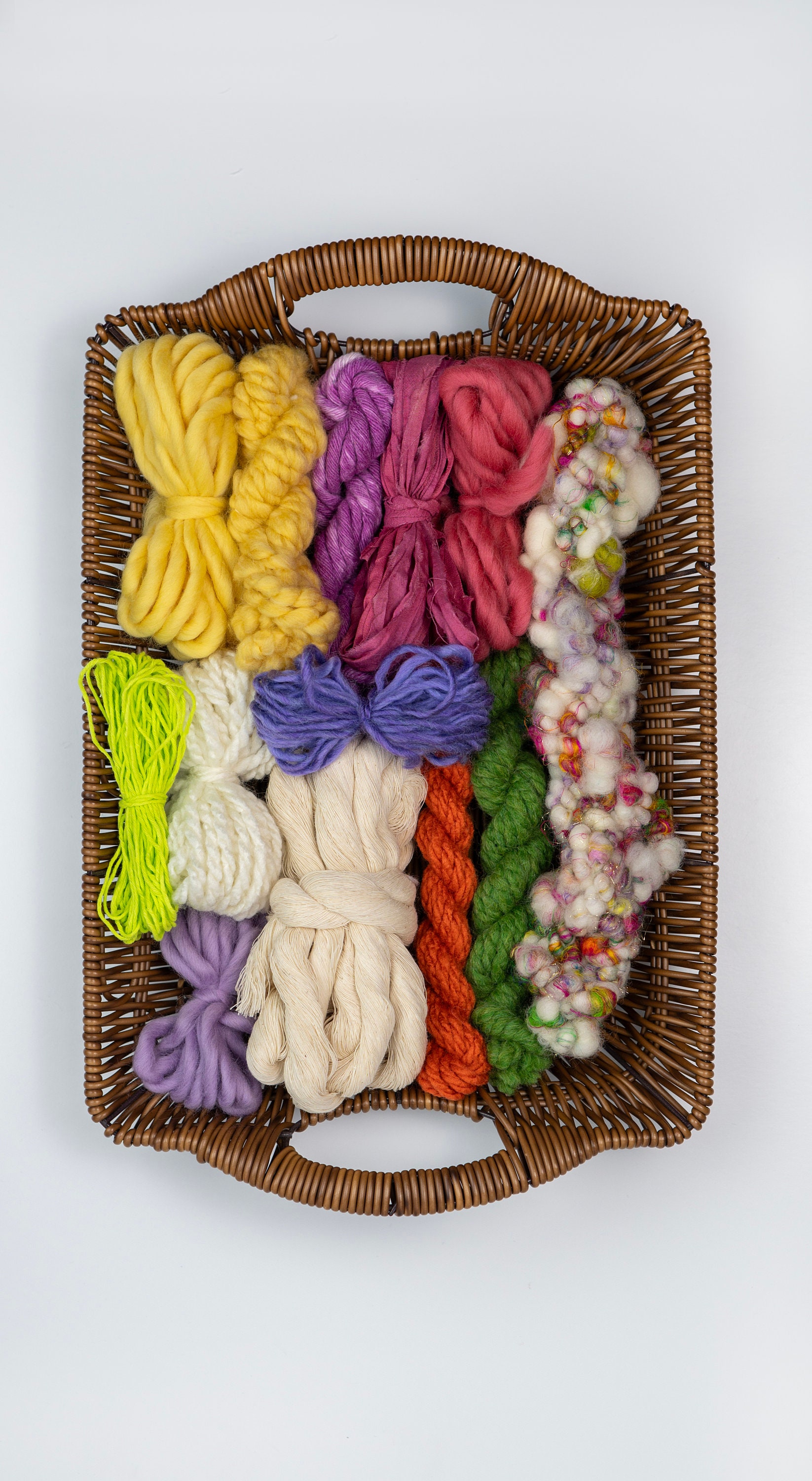 FOREST FAIRY Themed Destash Fiber Packs: Weaving Fibers, Weaving ...