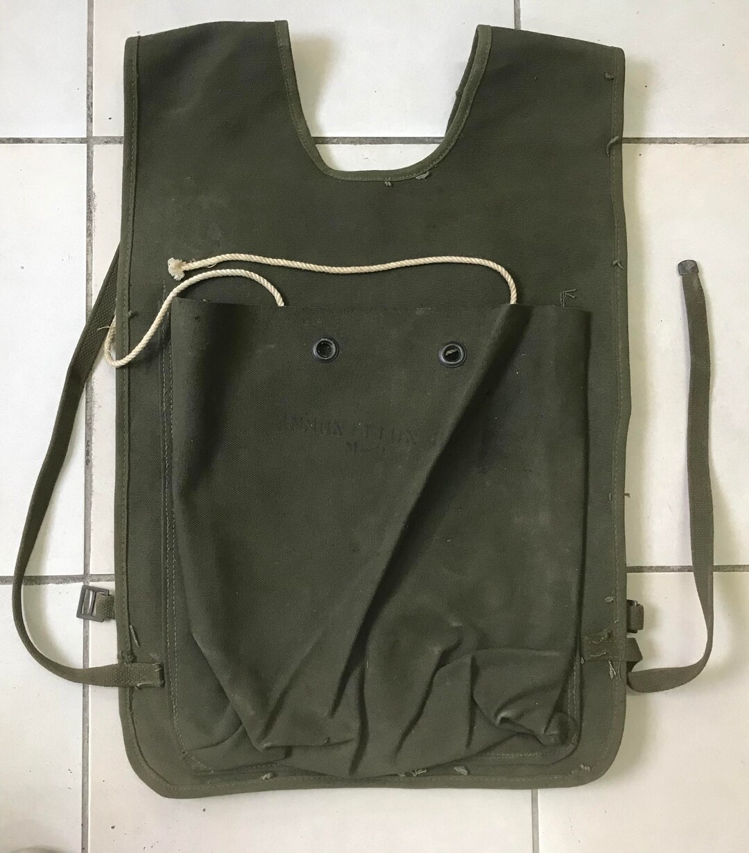 US Army Ammunition Carrier Vest M-2 Ammo Bag Ammo Vest Ww2 WWII Mortar ...