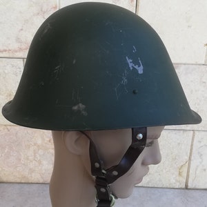 Romanian Army Military Helmet With Liner and Chin Strap. - Etsy