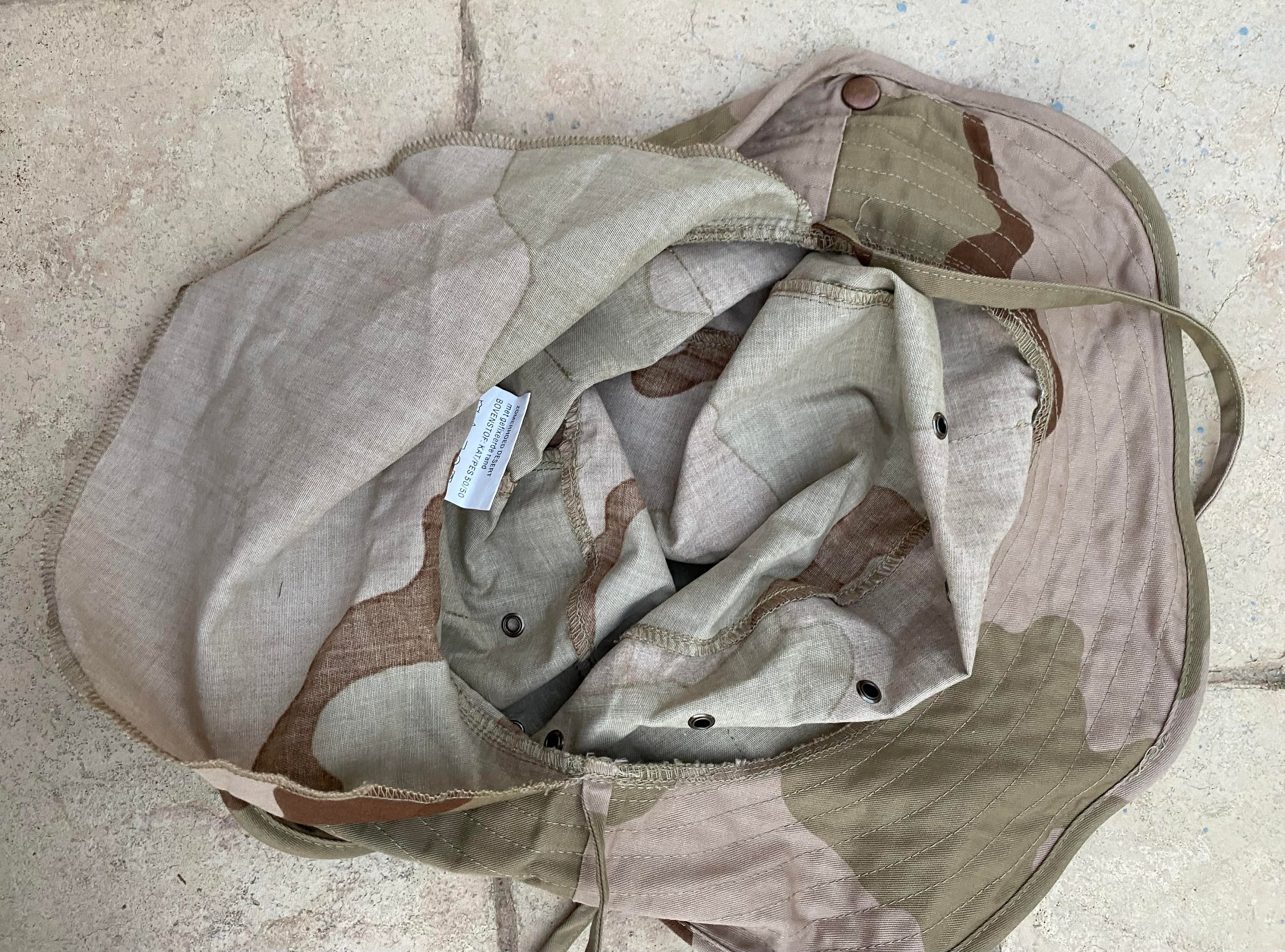 Dutch Holland Army Desert Camo Cap or Boonie Hat . Free - Etsy