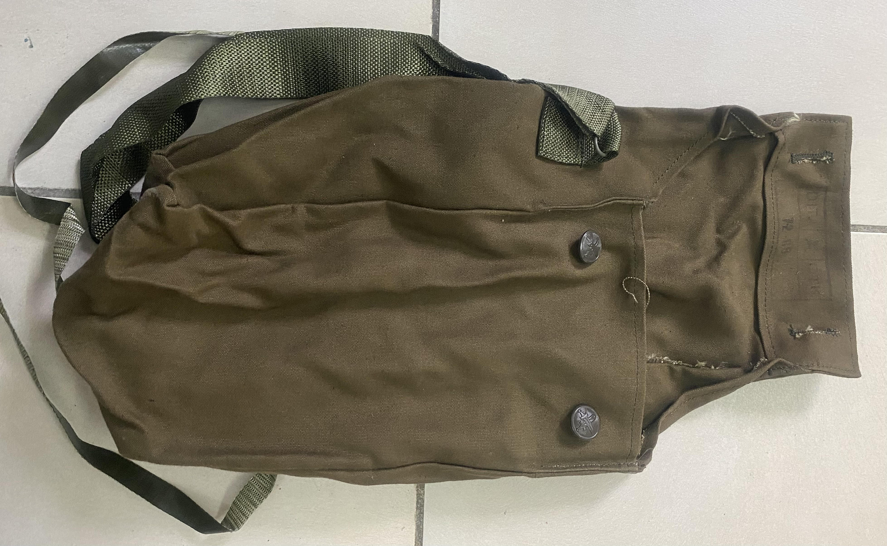 Czech Army Gas Mask Bag With Straps - Etsy
