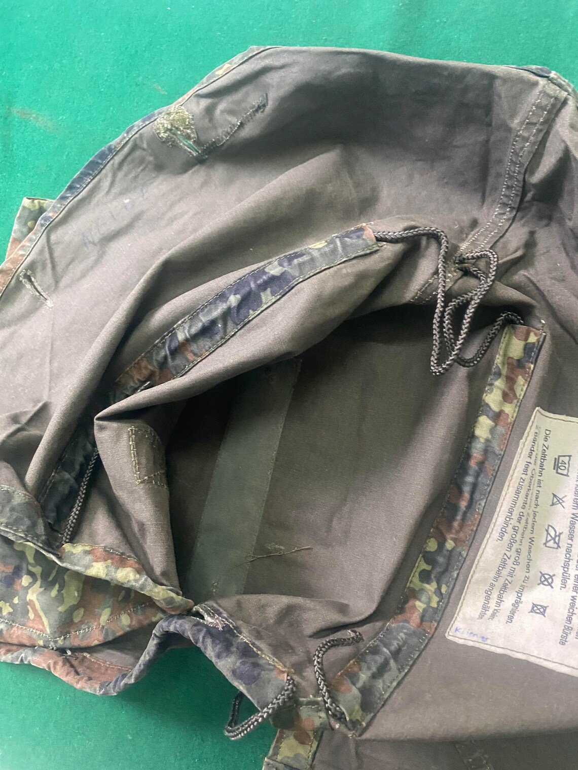 German Army Flecktarn Hood Camo Tent Shelter Case or Storage Bag - Etsy