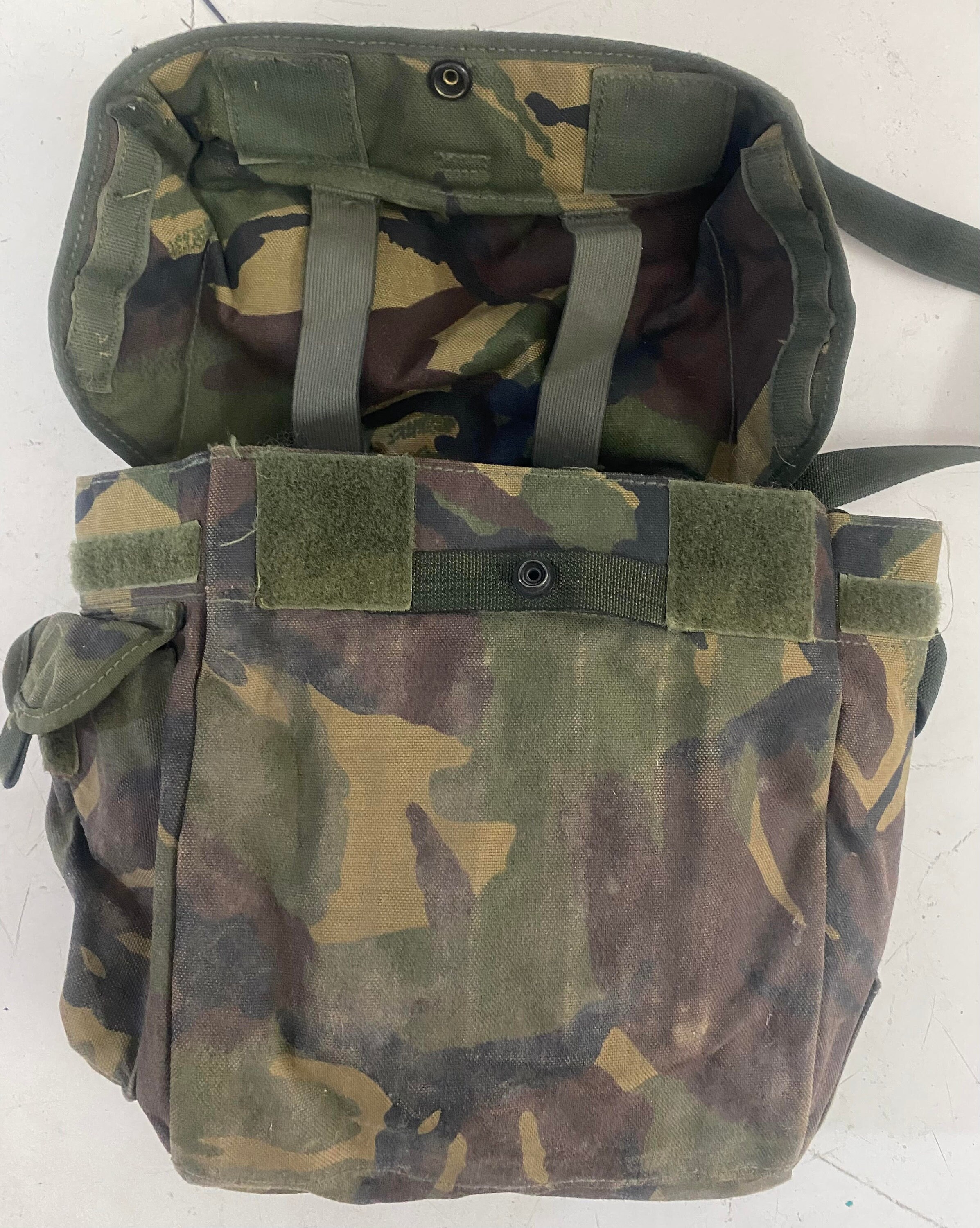 British Army Camo Gas Mask Bag With Straps - Etsy
