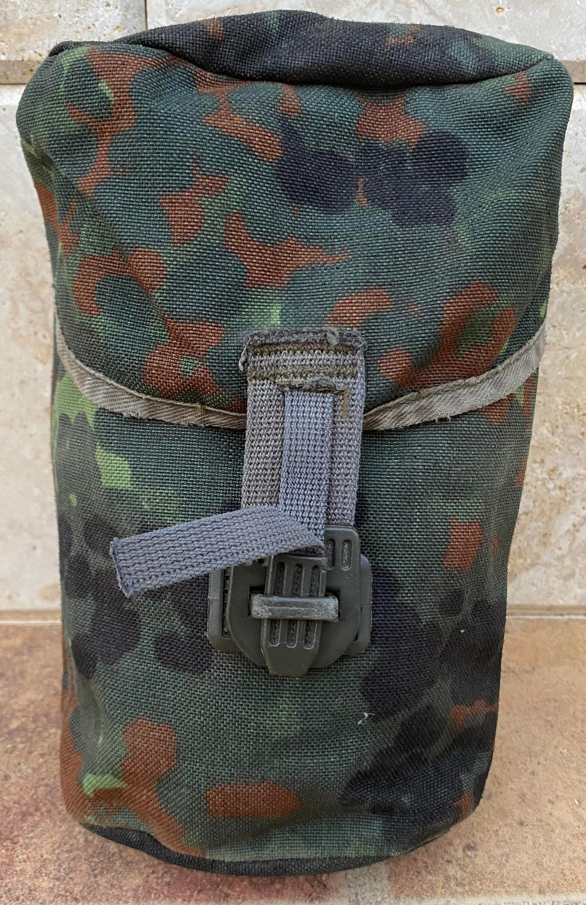 Germany Army Bundeswehr Flecktarn Camouflage Water Bottle Pouch Cover ...