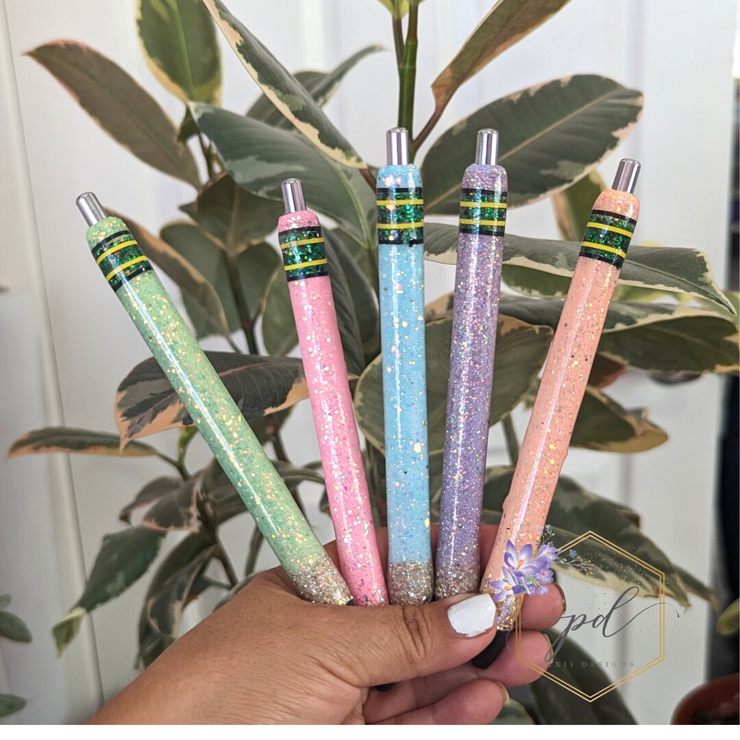 Pastel Pencil Pens// Teacher Pencil Pens/ Ink Joy Glitter Pen ...